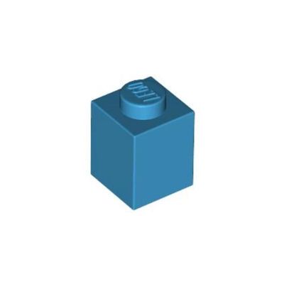 乐高LEGO积木零件 6225538 3005 30071 35382 深湖蓝色 1x1基础砖