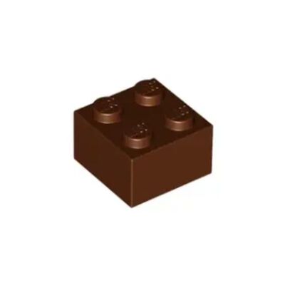 乐高/LEGO积木零件 4211210 3003 6223 15591 棕色 2x2 基础砖
