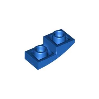 乐高/LEGO积木零配件 6308097 24201 蓝色 1x2 反向弧形件