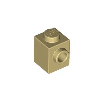 乐高/LEGO积木零配件 4579260 87087 米色 1x1单侧带凸点砖