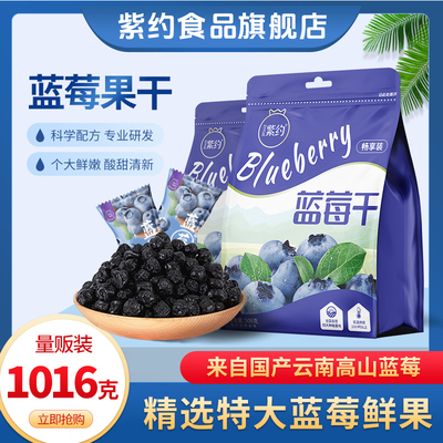 紫约蓝莓干独立小包装508g*2大包