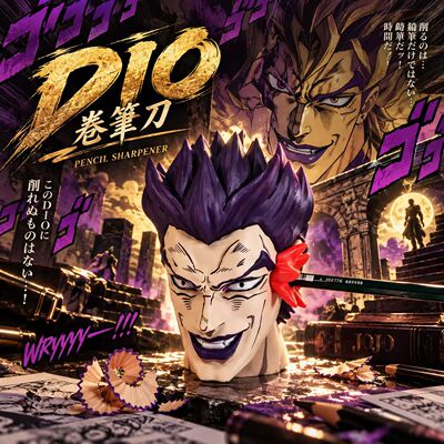 JOJODIO人头卷笔刀动漫周边
