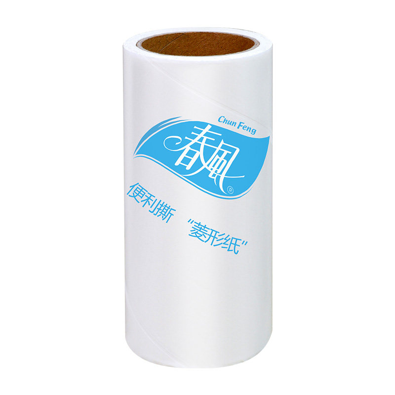 春风粘毛器粘尘纸可撕式神器沾粘纸滚筒纸芯斜Q撕替换芯滚撕纸卷
