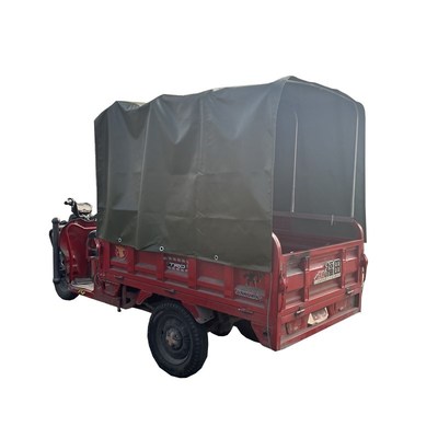 快拆方便收纳三轮车车棚加u厚篷布后车厢棚后厢蓬车篷雨棚三轮车