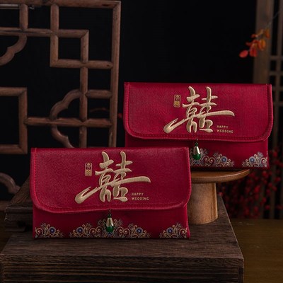 婚礼用品敬茶杯装n饰陶瓷盖碗结婚改口红色喜庆敬茶杯套装