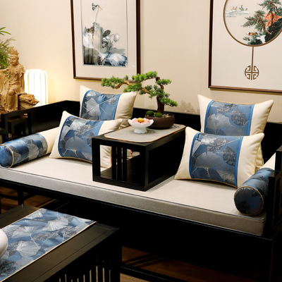 速发新中式红木沙发坐垫海汉床垫子套罩轻奢防滑实木罗子乳胶椅绵