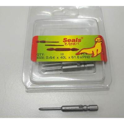 海狮Seals电批头 电动十字批头 S2钢加硬批嘴 PH0批咀