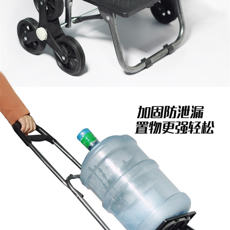 买菜车购物车折叠便携手推车 加高手柄加厚布袋 手W拉车行李车包