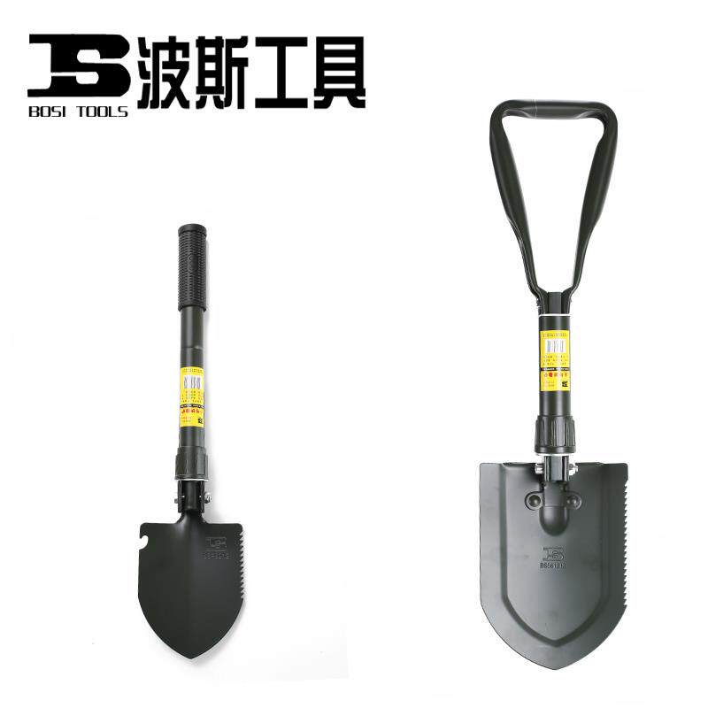 波斯工具户外折叠工兵铲铁锹多功能锹钓鱼铲子车载多用途兵工铲