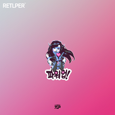 守望先锋喷漆涂鸦周边行李箱贴