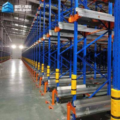 蓝巨人一体货架立柱防撞护角护套塑料叉车底脚防护叉车防撞护腿