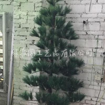 造景观AJZ赏树仿真松树迎客松大型人造假盘树松针树造型罗楼汉松