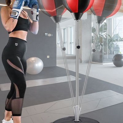 家用发泄健身训练拳击速度球充气散打搏击成人儿童立式沙袋靶倒翁