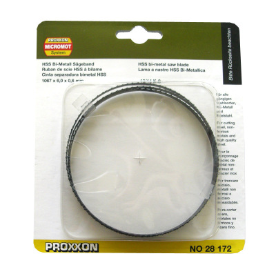PROXXON迷你魔 双金属带锯条NO28172用于带锯机NO27172 切割金属