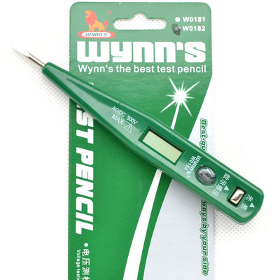 工具威力狮 数显式感应测电笔 家用试电笔 验电笔 测电器 W0182