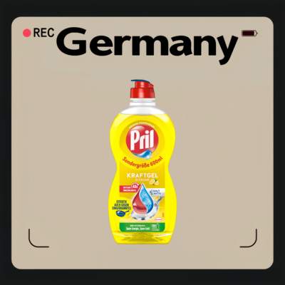 德国代购【全场满300包邮】Pril强效柠檬洗洁精600ml