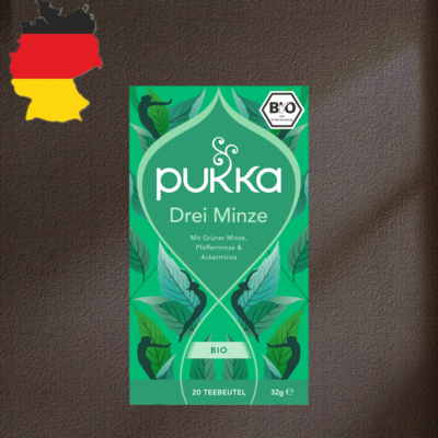 德国代购【全场满300包邮】pukka有机三种混合薄荷草本茶32g