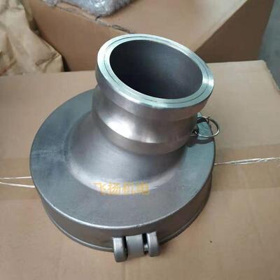 油罐车猪嘴猪脸欧标API卸油弯头变径接头斜口歪脖下装阀快装接口