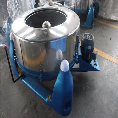 洗铁削铝屑脱油酒店毛巾甩设备大56604型衣房脱水设备干工业机脱水机