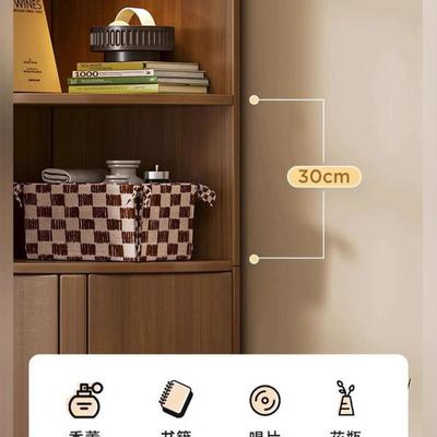 转角置架落地书架角形墙角柜0度墙边拐角收纳柜XGL靠三墙角落9书