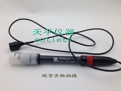 美国OHAUS奥豪斯ST210实验室二合一充液ph塑壳电极/探头80252530