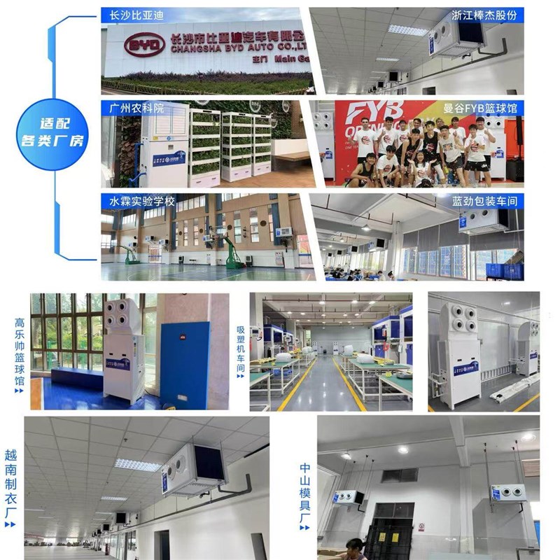 工业蒸发省电空调l厂房车间饭店降温大功率环保制冷通风机商用空