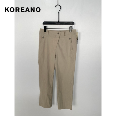 柯利亚诺夏季专柜同款浅驼色烟管裤  KW7839 ￥3280