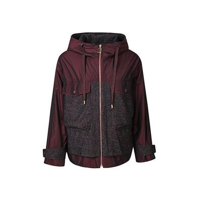 柯罗芭冬季专柜同款粗纺拼接时尚棉服 【H】 MS6661(UN) ￥6900
