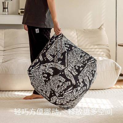 中古花风法式复古CMU绿色提吉象轻卧奢坐客墩厅室软凳沙发脚踏蒲