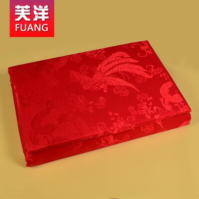 5L大红色F7578MJ6婚庆单床枕套龙单凤呈祥A1.件51.8米2.0米单个床