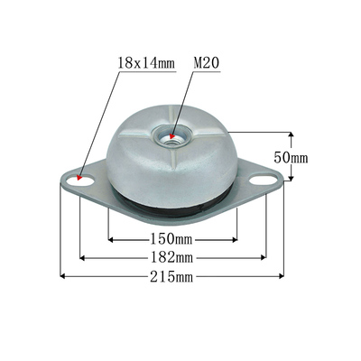 FRH150M20橡胶减震器ZA发电机碗型JNH减震FRH63FRH125FRH106FRH92