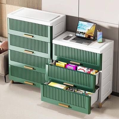 抽屉纳式收家用卧室储物柜儿童玩具置物柜加厚J75205欧料式多层柜