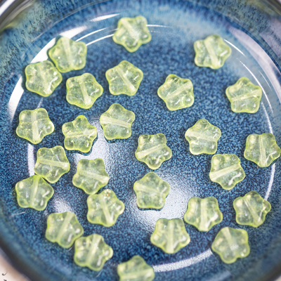 五角星珠8x8mm捷克进口琉璃珠