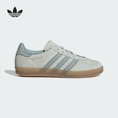 adidas阿迪达斯三叶草T头鞋2026春女GAZELLE INDOOR德训鞋IH9219