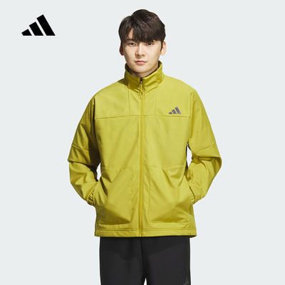 adidas阿迪达斯户外徒步防风保暖外套2025冬男梭织夹克 KR8298