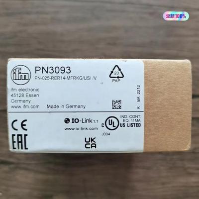 【顺庆】全新原装正品 IFM易福门 PN3093 压力传感器，实物拍【议