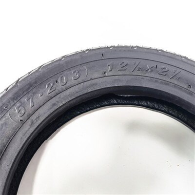 12英寸电动汽车驾驶(57-20u3)12 1/2X2 1/4加厚真空轮胎实心轮胎