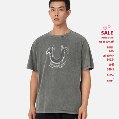 True Religion真实信仰AW25新品男款短袖T恤