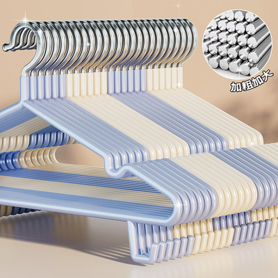 加粗加大厚衣架家用挂衣架子晾衣撑学生宿舍防滑晒衣服挂钩撑子