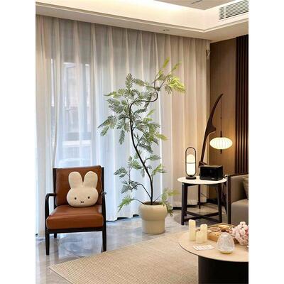 密叶猴耳环仿真植高端HAIH0392轻奢室落客厅内仿生大型地绿假植物