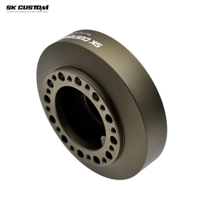 适用迷你R50R52Rm53 R55 R56 R58R60改装方向盘底座锻造铝合金赛