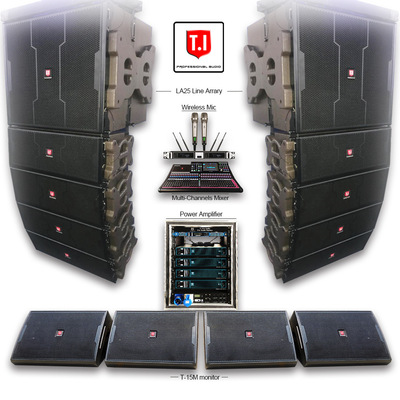 T.IProAudio舞台双5寸线阵低音