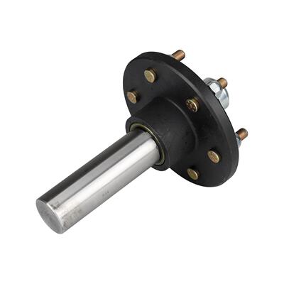 4孔5孔6孔拖车轴半轴轮毂轴头拖车摩托艇改装轴承PCD5X114.3