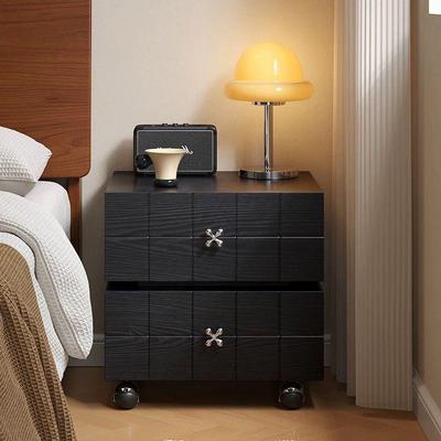 法RGL式古实床头柜室中古风收木纳柜家用客厅边卧柜可复旋转床头