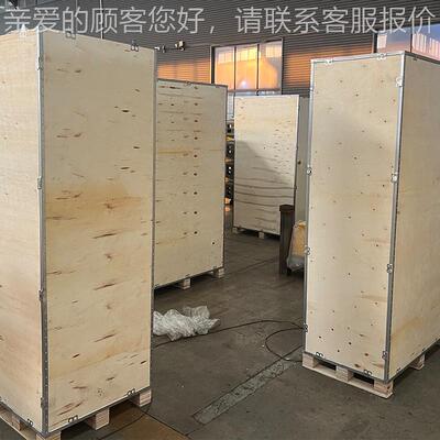 免熏蒸胶合板钢带装物打包可拆卸设备箱 钢流带木箱 危12036木包