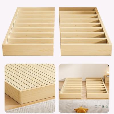 实木床1.米木板防潮排骨床架BPG木板5床垫1.护8米板条支撑榻榻板