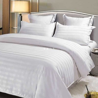 酒店风床上用品单件被套150x200宾馆民宿被罩200x230cm纯白色被单