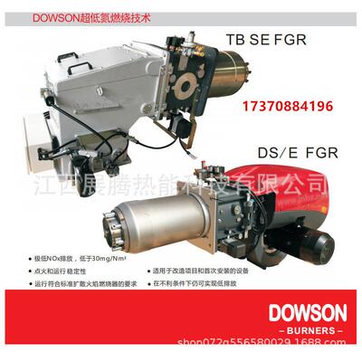 道森低氮燃烧机燃DS800/EFGR8吨锅炉百得低氮燃烧机锅炉改造
