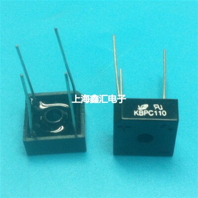 整流桥堆 针脚方桥 圆脚 KBPC110 全新