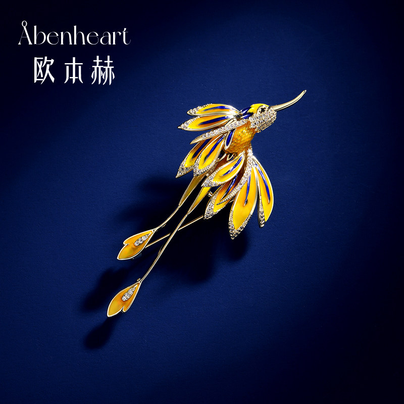 Abenheart丹麦鎏金蜂灵胸针大衣高档新款胸饰配饰气质时尚送礼物